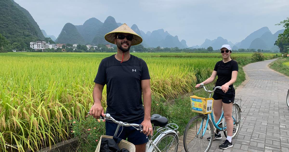 Guilin Li River 3-star cruise Yangshuo rural tour Yulong River cycling ...