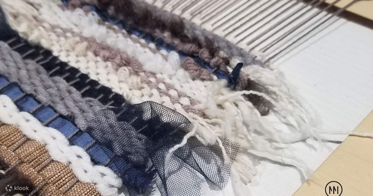 PMQ MODEMENT - SAORI Weaving Tapestry Workshop - Klook Singapore