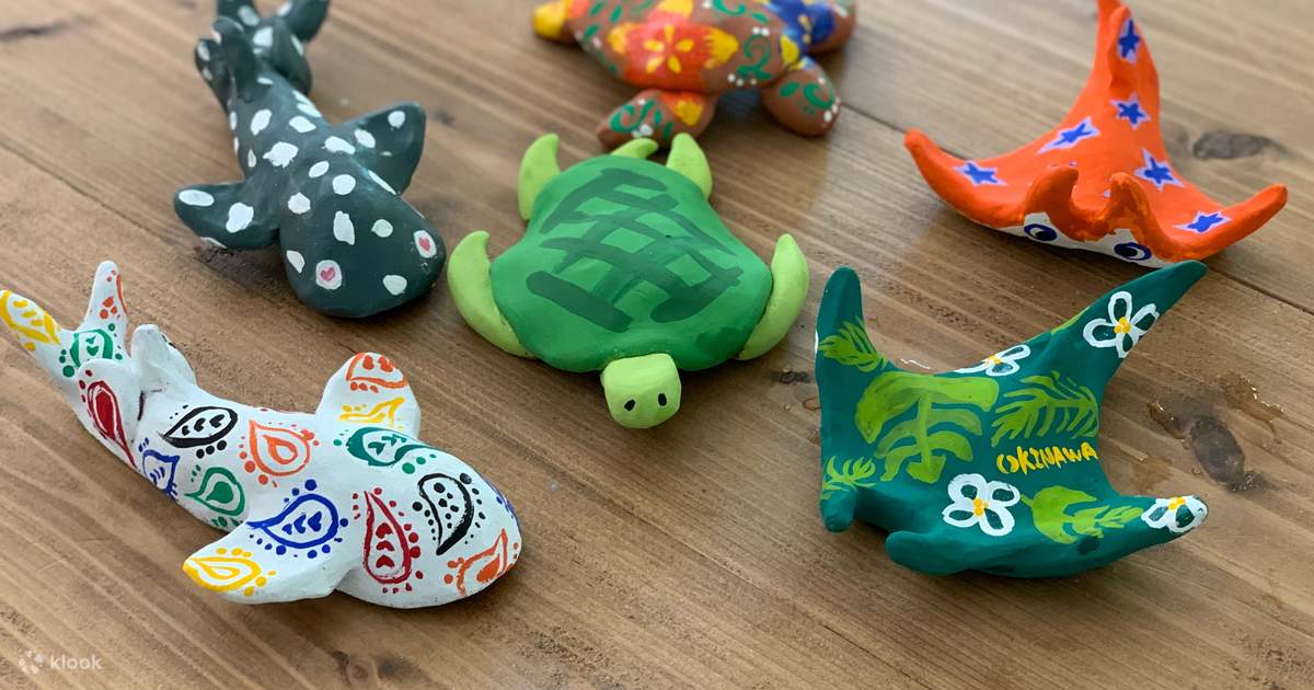 Cute sea creature painting experience in Okinawa - Klook