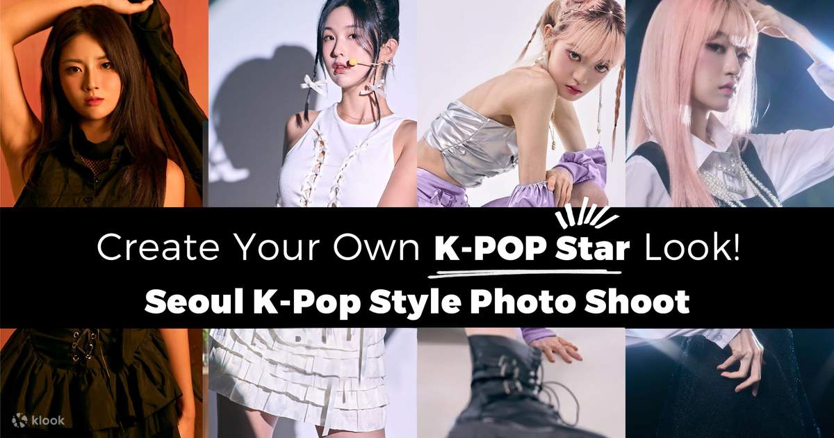 Seoul K-Pop Style Photo Shoot with Hair & Make-up - Klook