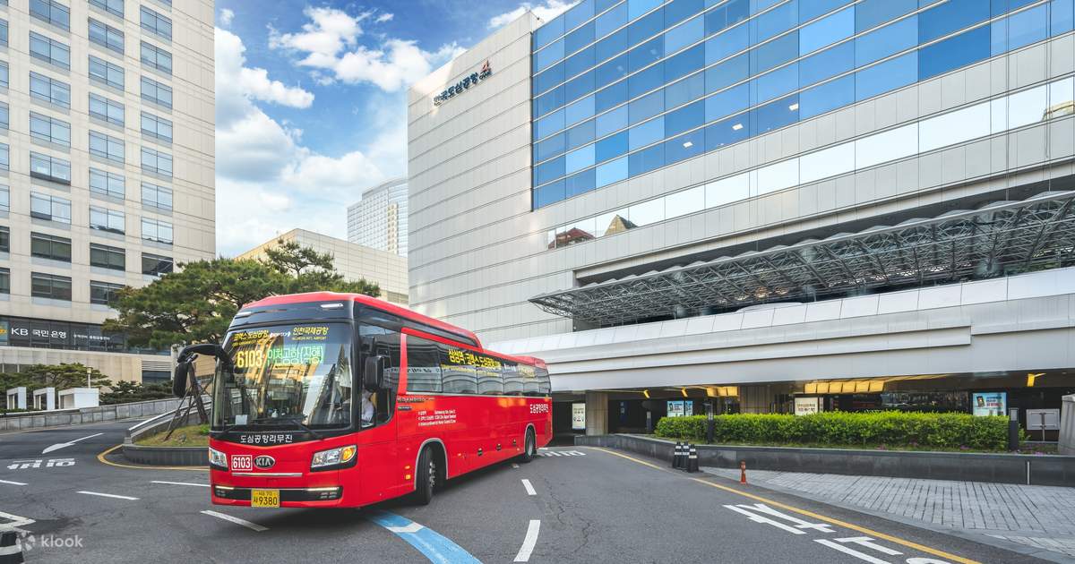 [Airport Bus] 6103 Seoul Gangnam COEX City Airport Incheon Airport ...
