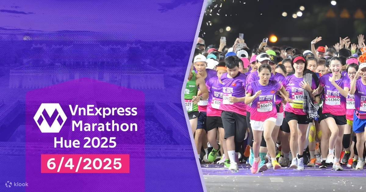 VnExpress 2025 年顺化马拉松门票 - Klook客路