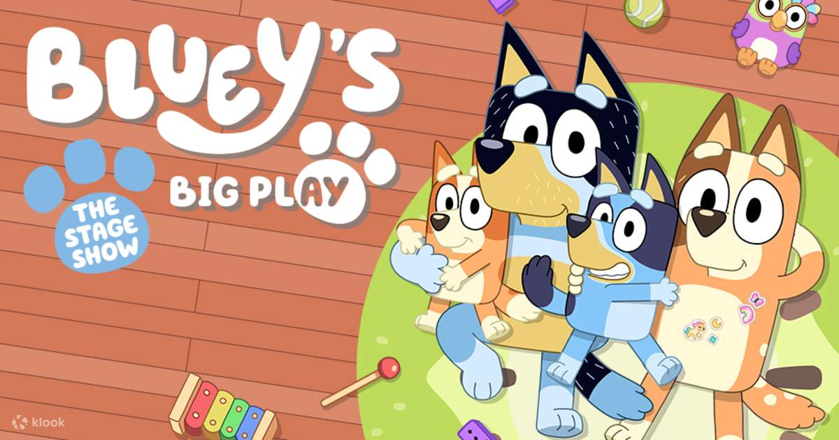 Bluey 的大型戏剧在新加坡金沙剧院上演 - Klook客路