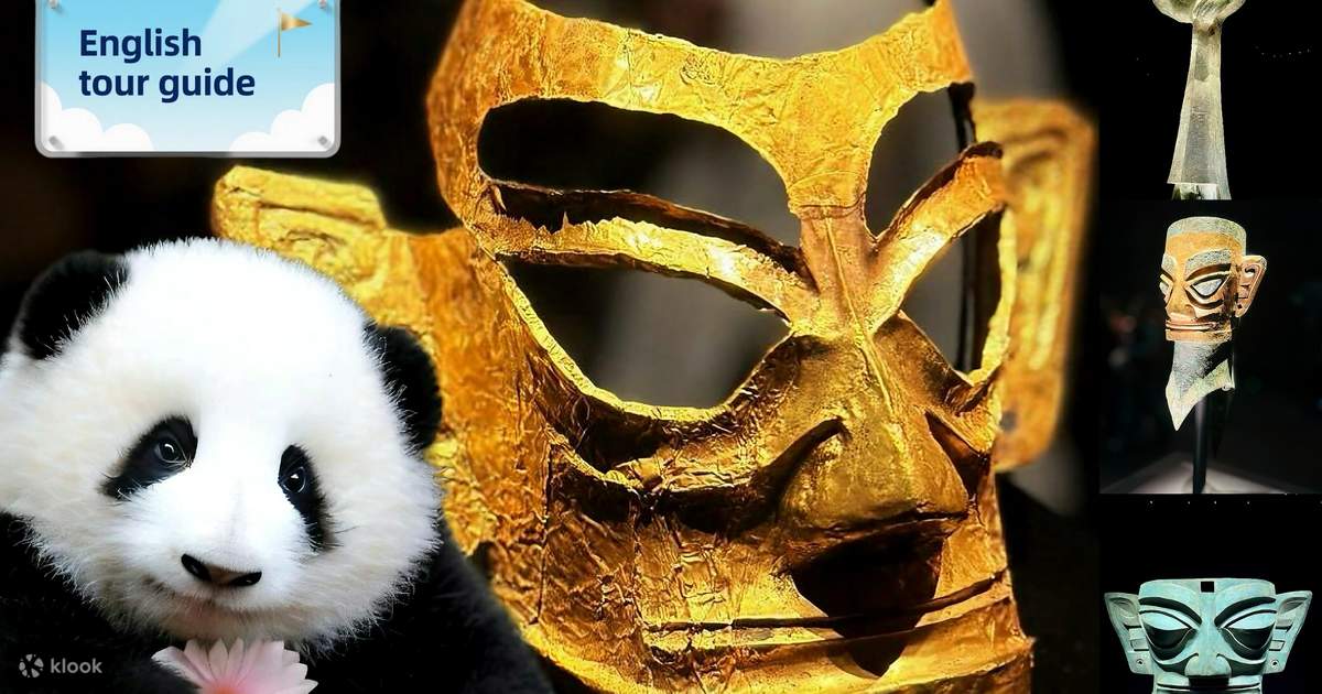 Sichuan Chengdu Giant Panda Base + Sanxingdui Museum 1-day tour (2-7 ...
