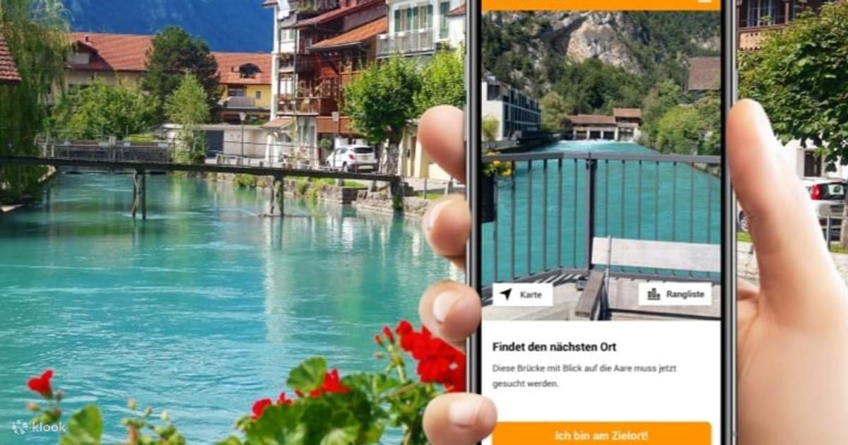 Interlaken Schnitzeljagd und Self-Guided Tour zu den Sehenswürdigkeiten ...