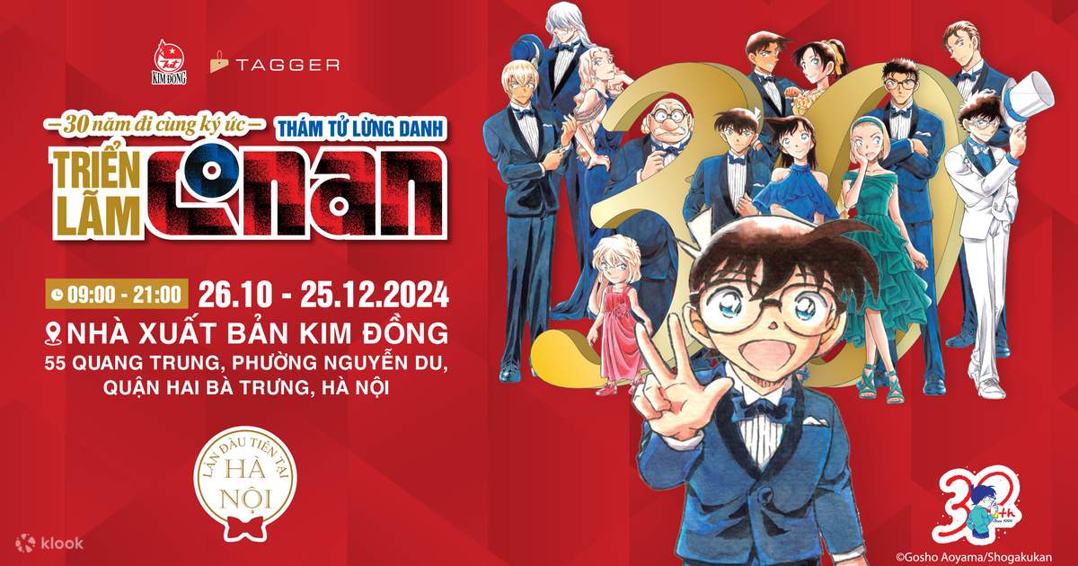 Detective Conan 30th Anniversary Exhibition in Ha Noi - Klook