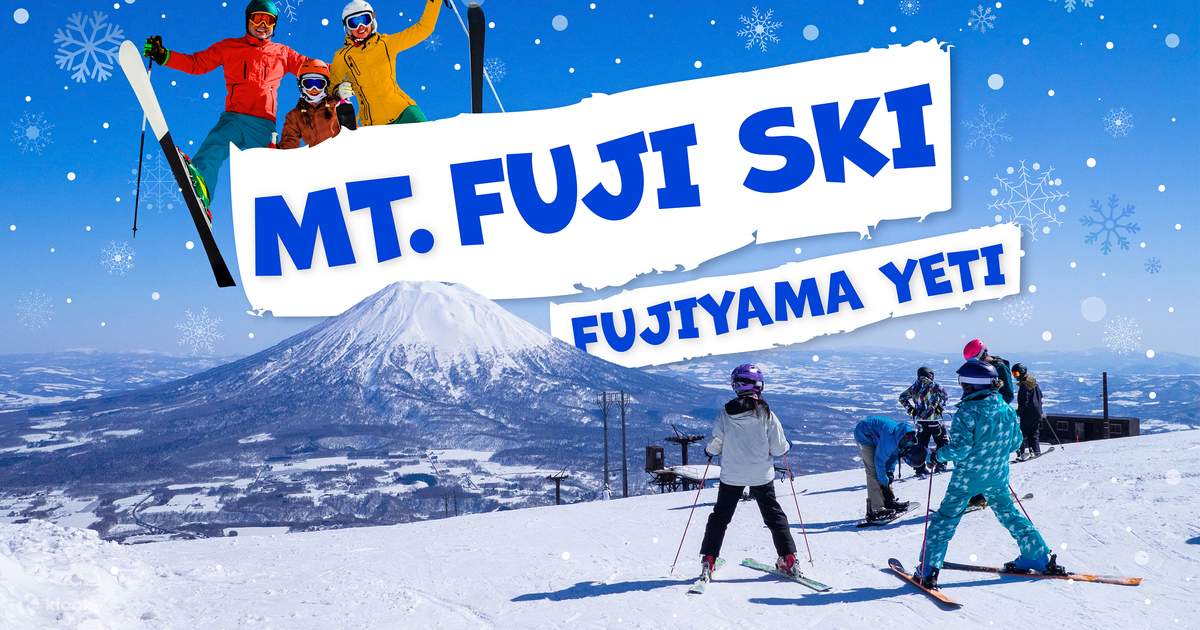 Mt. Fuji - Fujiyama Snow Ski Resort Yeti Day Trip from Tokyo - Klook ...