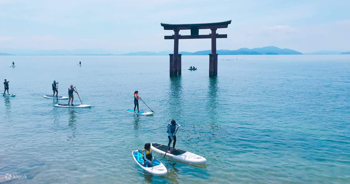 Stand Up Paddle Board Experience in Lake Biwa and Shirahige Shrine ...