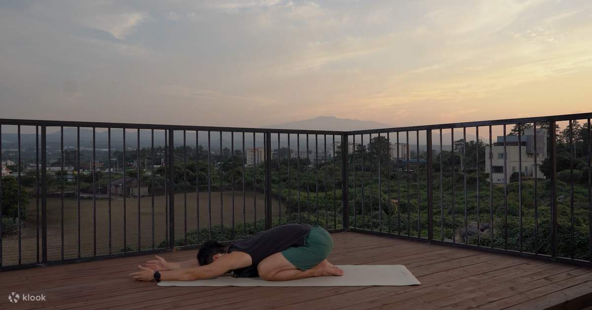 Jeju Yoga Class with Oreum & Hallasan Views | Darayoga Studio - Klook ...