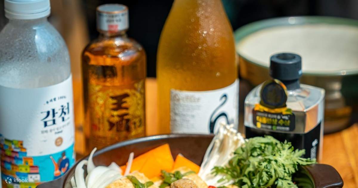 Korean Traditional Drinks Pairing Class with Market Tour - Klook Singapore