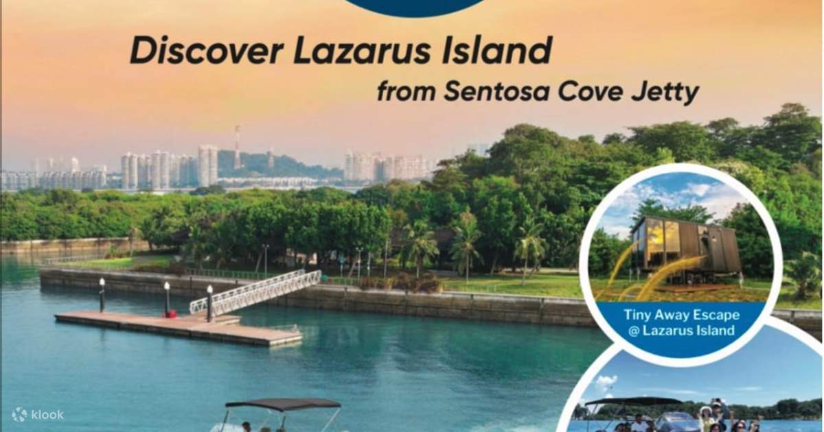 Sentosa Cove Jetty to Lazarus Island Ferry Service - Klook Singapore