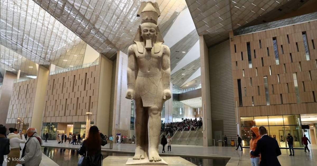 From Cairo: Giza Pyramids, Grand Egyptian Museum (GEM) with Lunch ...