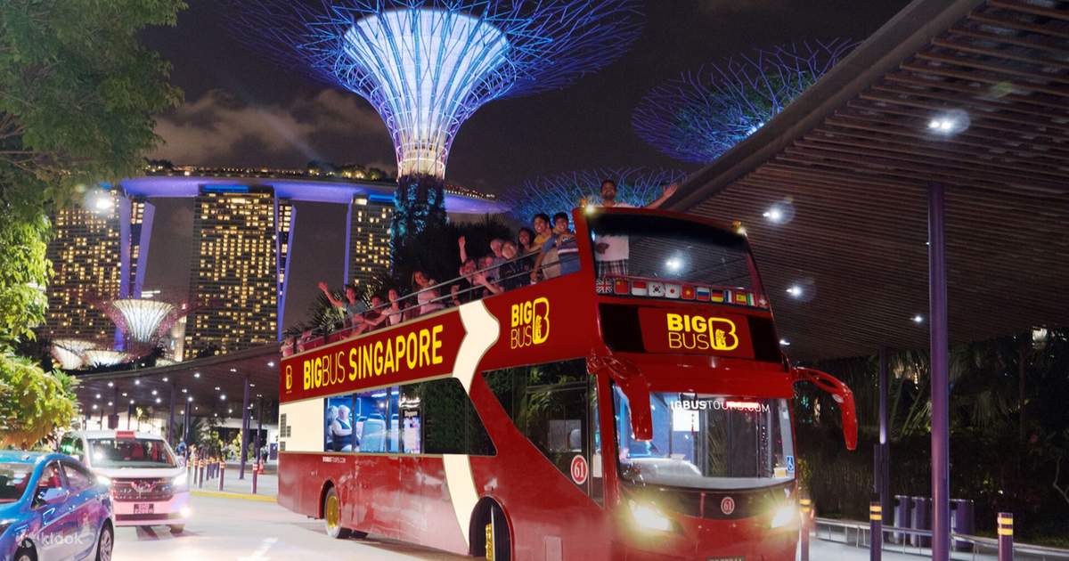 HiPPO Bus Night City Tour of Singapore - Klook