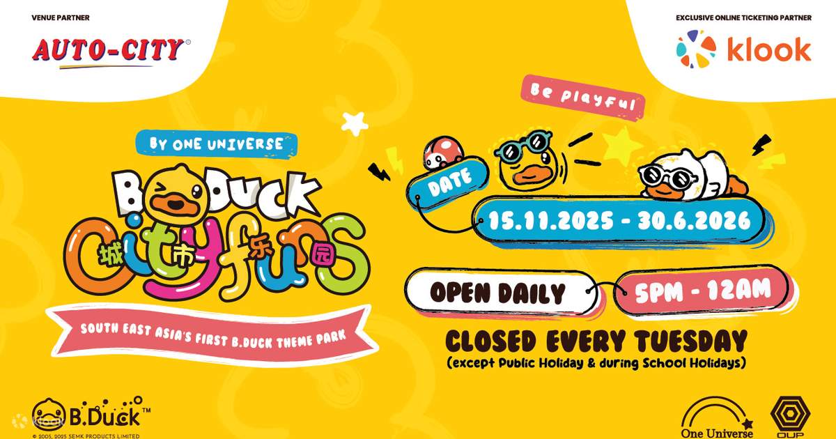 B.DUCK City Funs by ONE UNIVERSE @ Auto-City Penang - Klook Canada