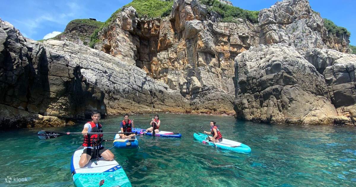 New Taipei: Longdong SUP Paddleboarding Experience & 3-Meter Cliff ...