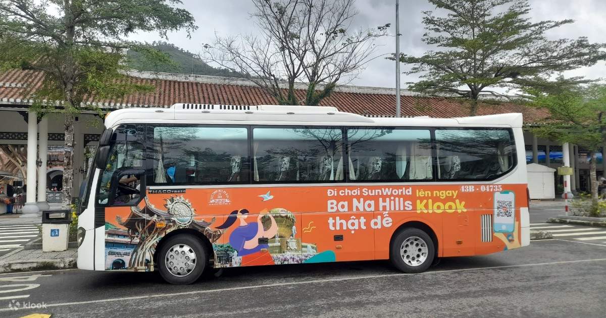 Transportasi Bersama Shuttle Bus antara Da Nang City dan Ba Na Hills ...