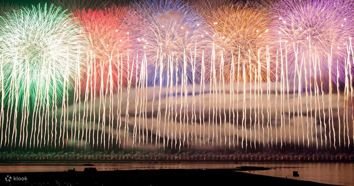 Kembang Api Laut Echigo "Festival Kembang Api Kashiwazaki" & Ngarai ...