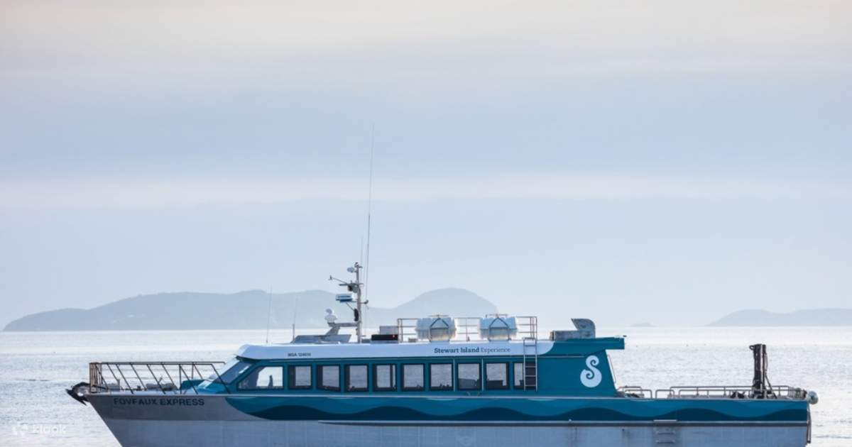 Boleto de ferry de ida y vuelta desde Bluff a la isla Stewart - Klook ...