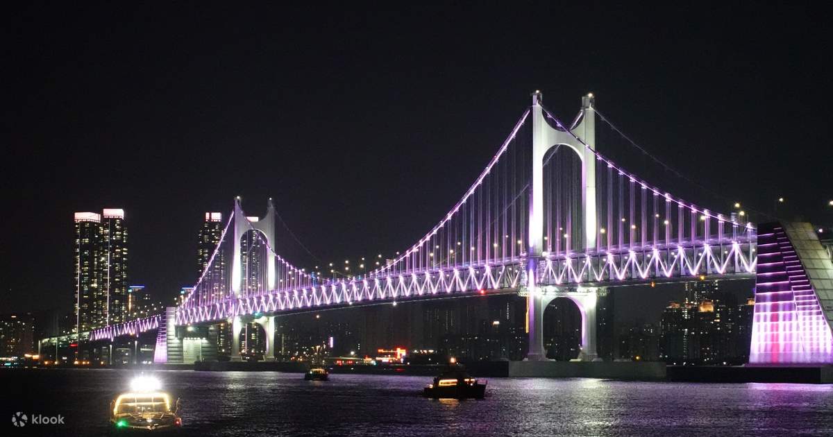 Busan Night Yacht Tour with Gwangalli Drone Light Show - Klook Singapore