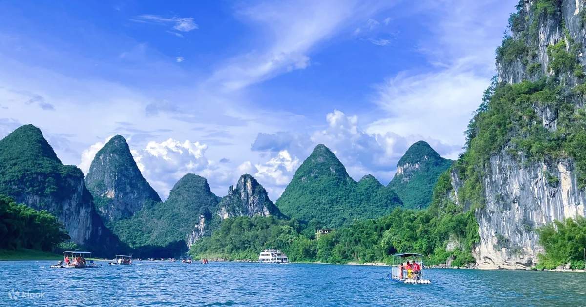Guilin Waterfall River + Yulong River Xingping Ancient Town + 20 Yuan ...