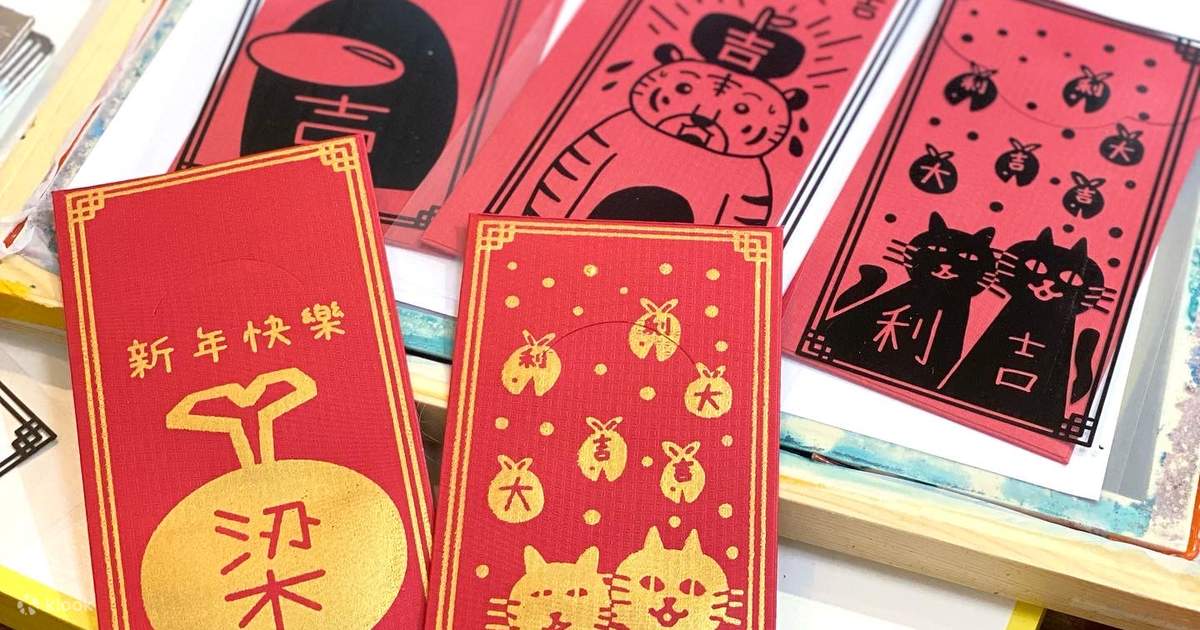 Handmade class｜Lunar New Year screen printing lai see workshop｜Causeway ...