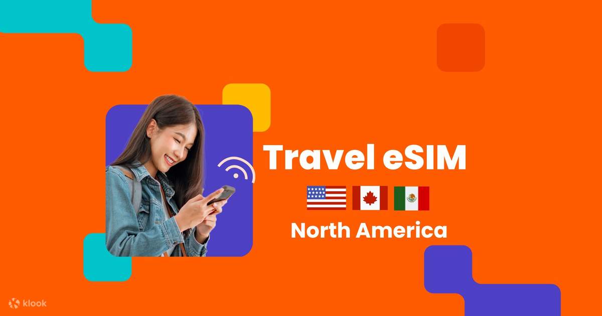 eSIM North America for as low as $5.80 - Klook