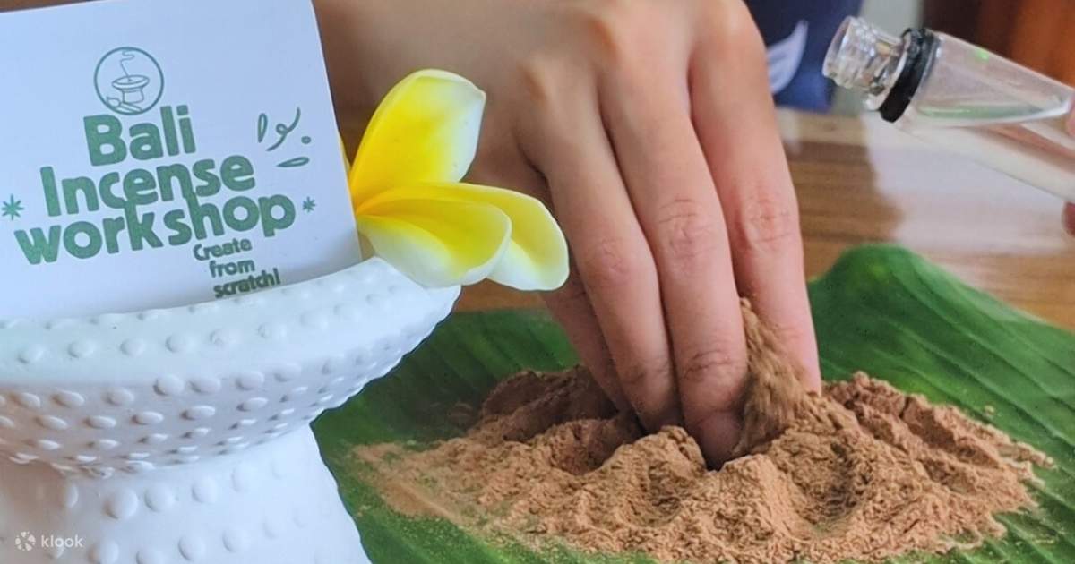 Incense Making Workshop at Paint & Sip Bali Art Workshop Studio Ubud ...
