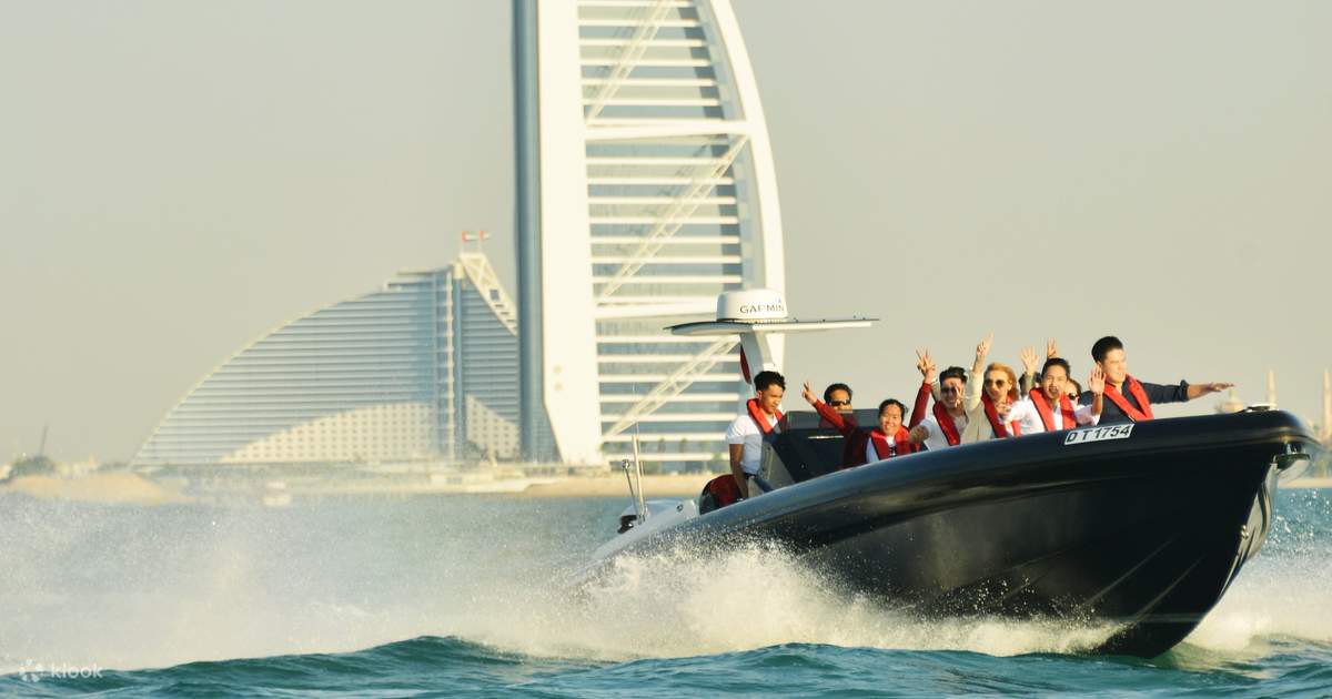 Atlantis or Burj Al Arab speedboat experience in Dubai - Klook