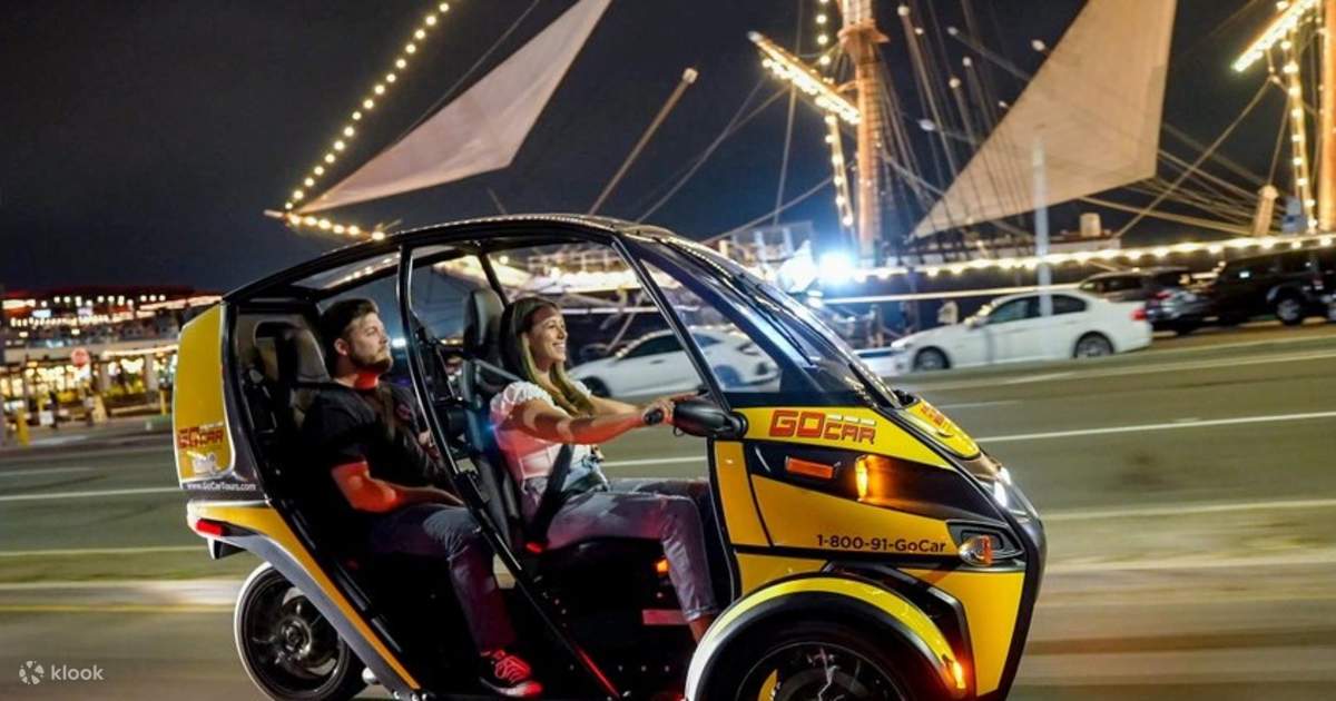 GoCar After Dark Gaslamp and Embarcadero Tour - Klook