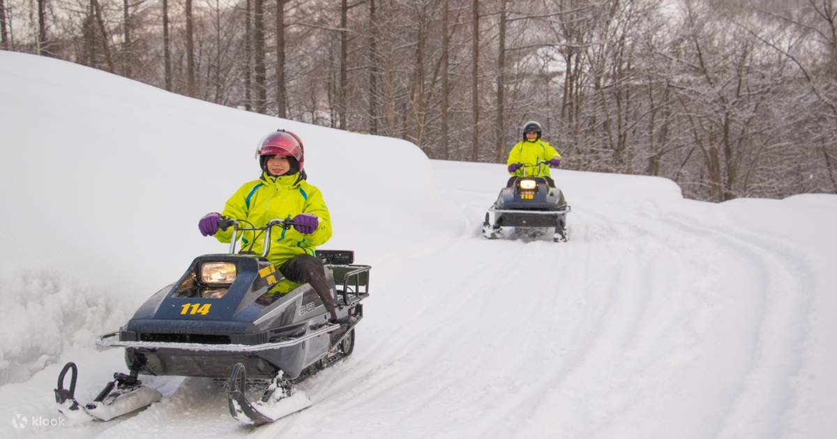 Snowmobile Riding and Snow Rafting Experience in Sapporo - Klook Stati ...