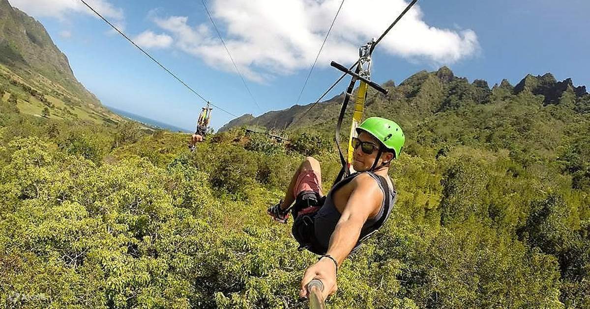 Kualoa Ranch Jurassic Valley Zipline Experience Tour - Klook Stati Uniti