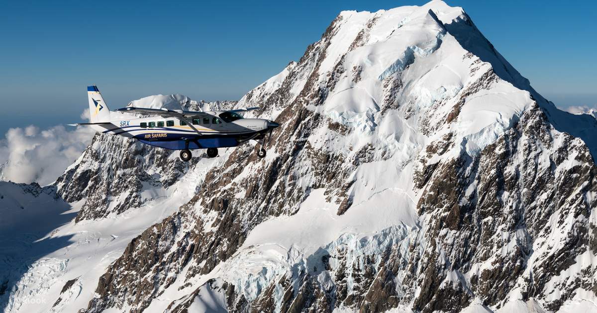Vuelo panorámico de Grand Traverse alrededor del monte Cook y los ...