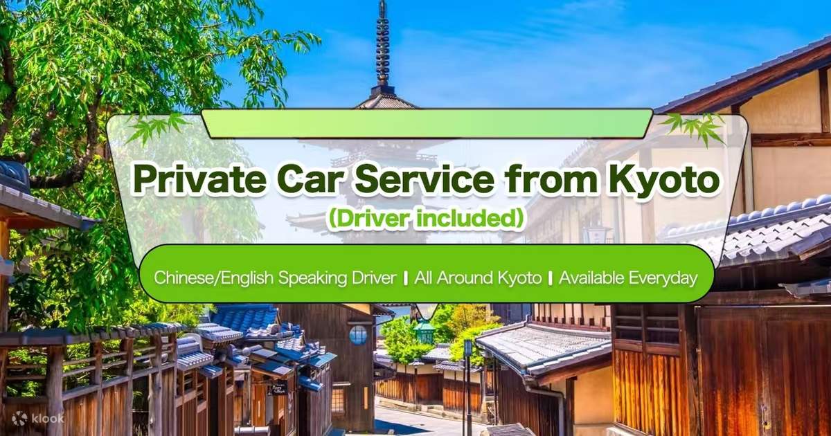 Kyoto and Nara Private Car Charter - Klook