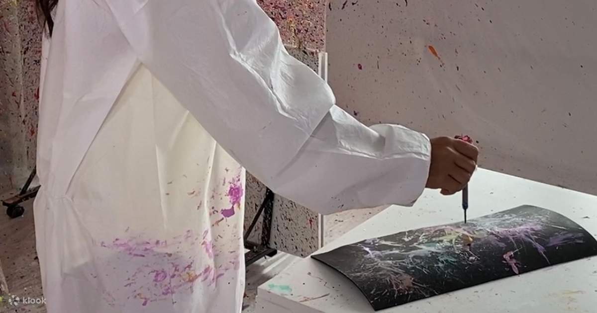 Balloon Splatter Leather Pouch Workshop in Singapore - Klook