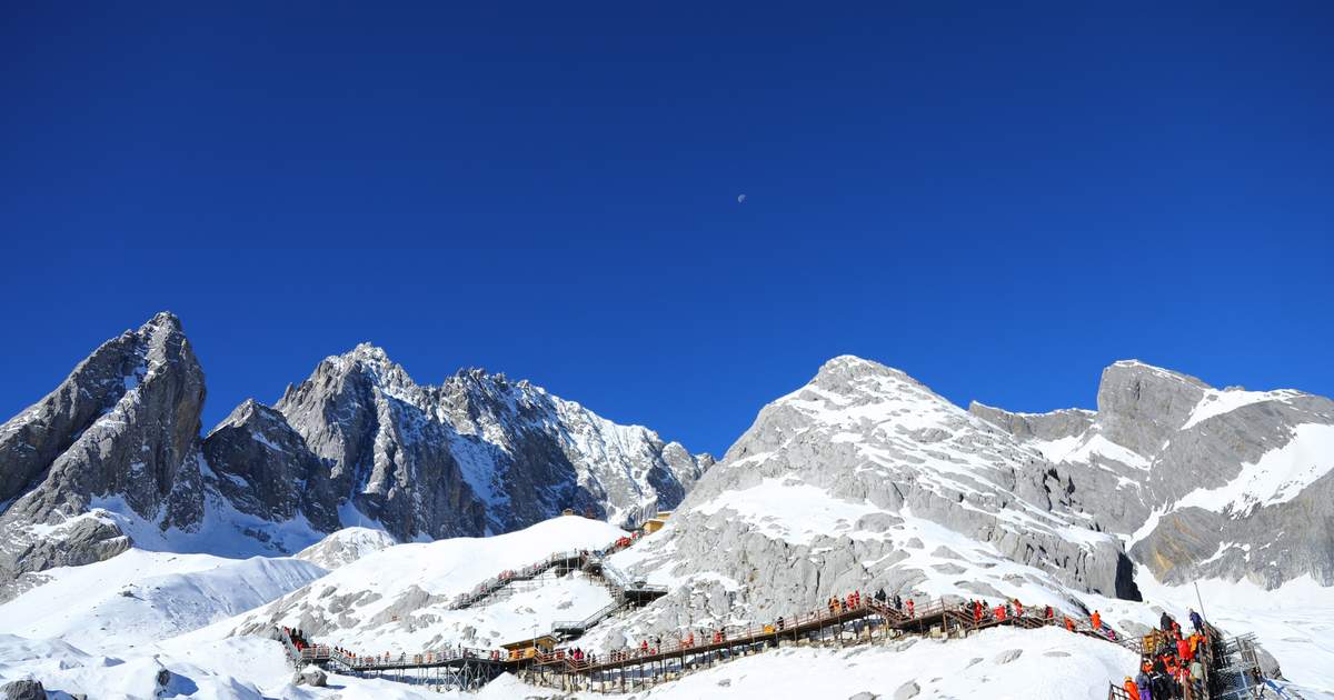 Tur Grup Satu Hari ke Gunung Salju Naga Giok Lijiang Yunnan (Taman ...