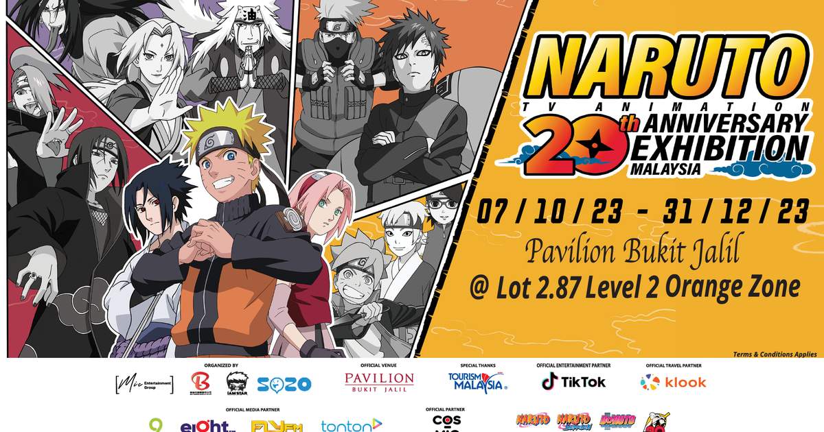 NARUTO TV Animation 20th Anniversary Exhibition Ticket - Klook Malaysia