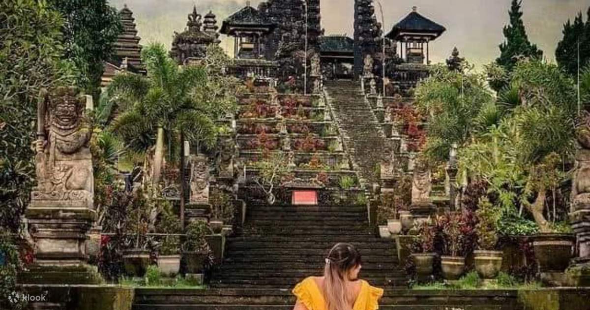Kuil Besakih, Teres Padi, Air Terjun dan Lawatan Peribadi Kintamani ...