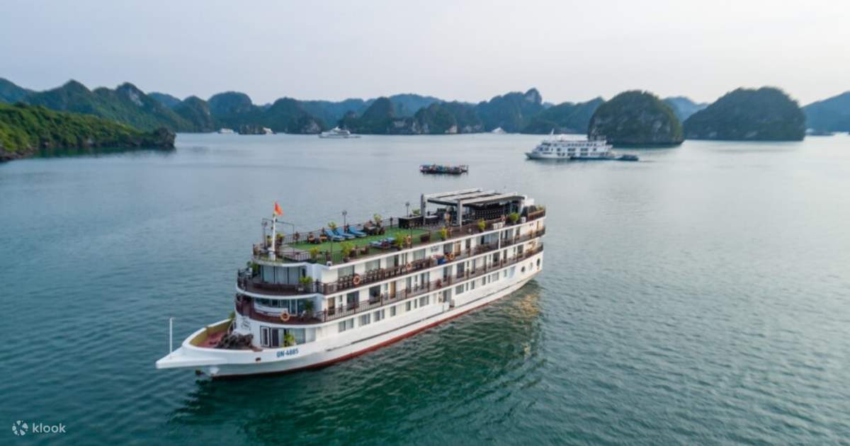Jelajahi Teluk Halong dengan Bintang 5 Amanda Cruise, Vietnam - Klook ...