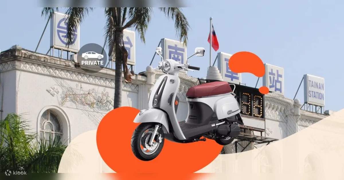 Tainan Scooter Rental: Scooter pick-up at Tainan Train Station - Klook
