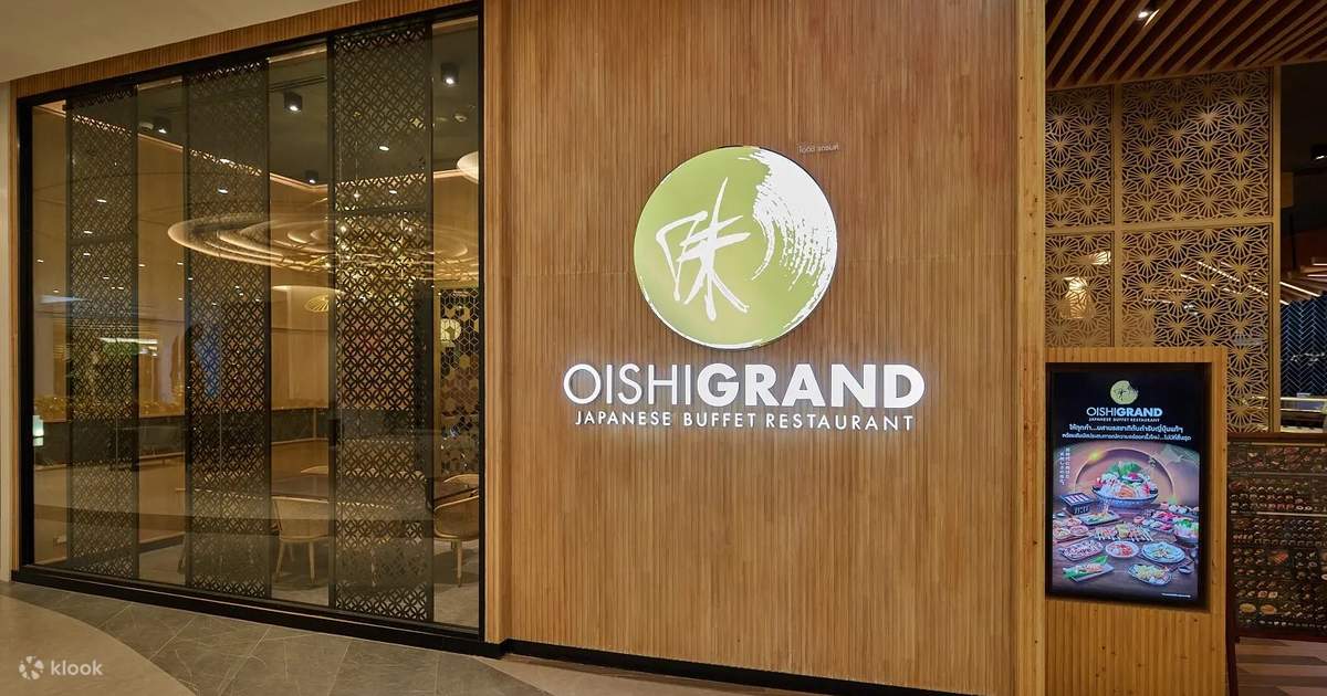 Oishi Grand buffet Siam Paragon - Klook Australia