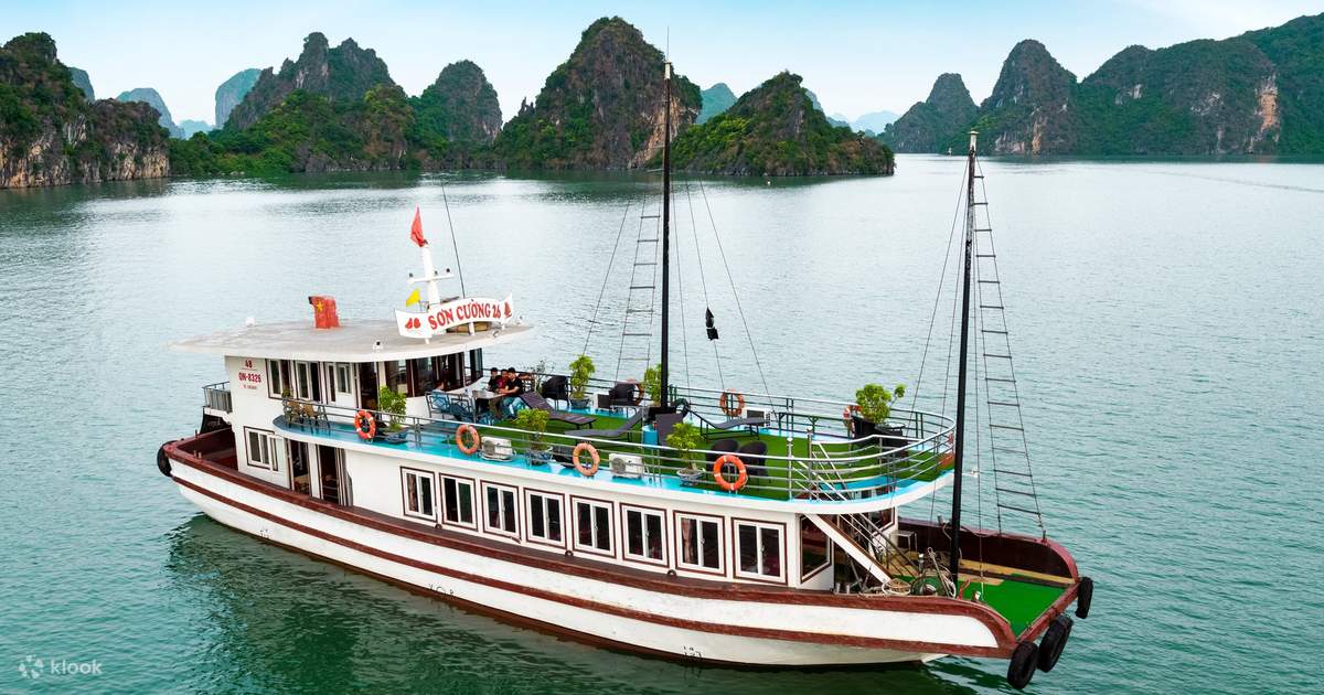 Luon Cave and Titop Island Full Day Tour di Halong Bay, Vietnam - Klook ...
