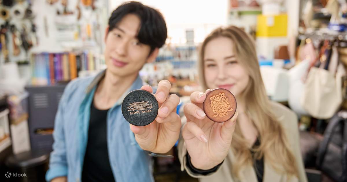 Korean Symbol Leather Magnet Crafting Experience - Klook