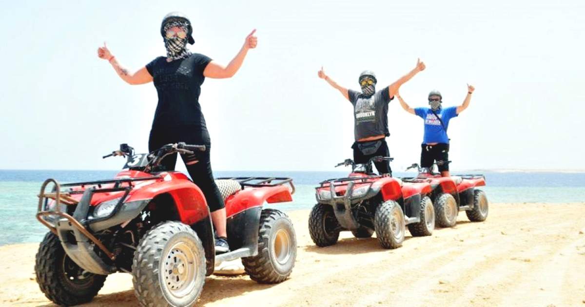 Esplora Makadi Bay: Avventura in Quad ATV lungo il Mare e le Montagne ...