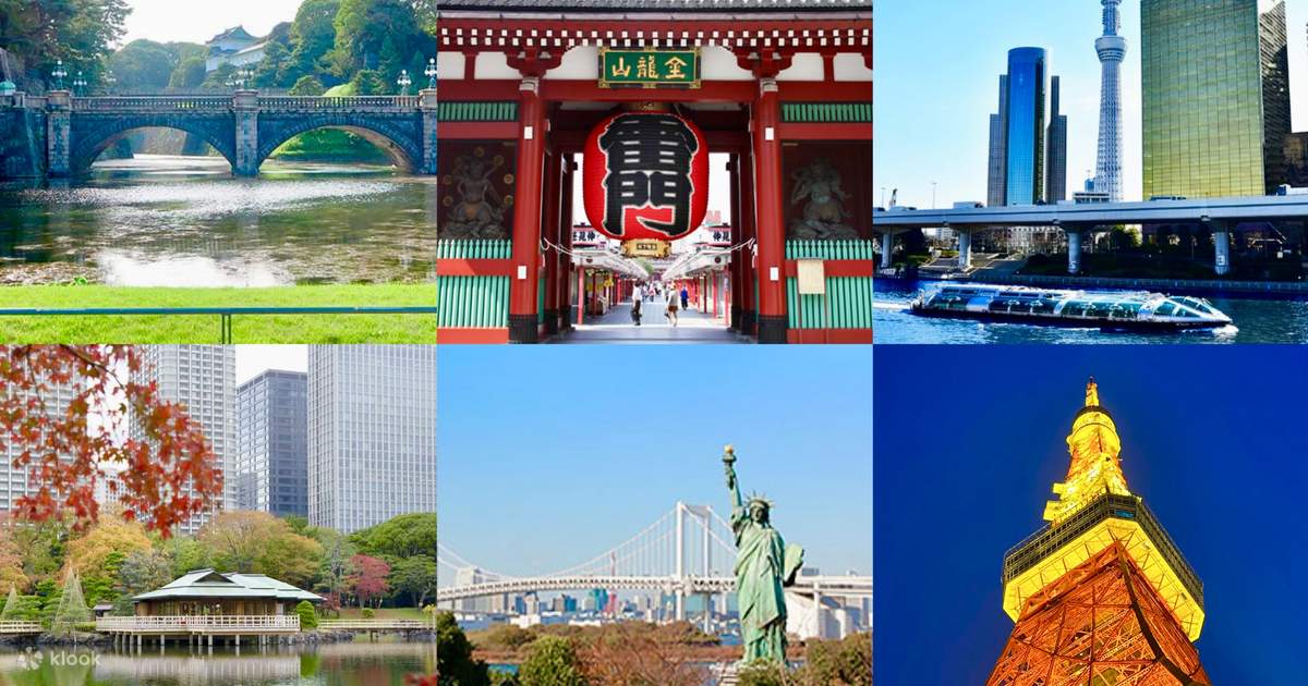 Tokyo 6 landmarks day tour Imperial Palace & Koami Shrine & Sensō-ji ...