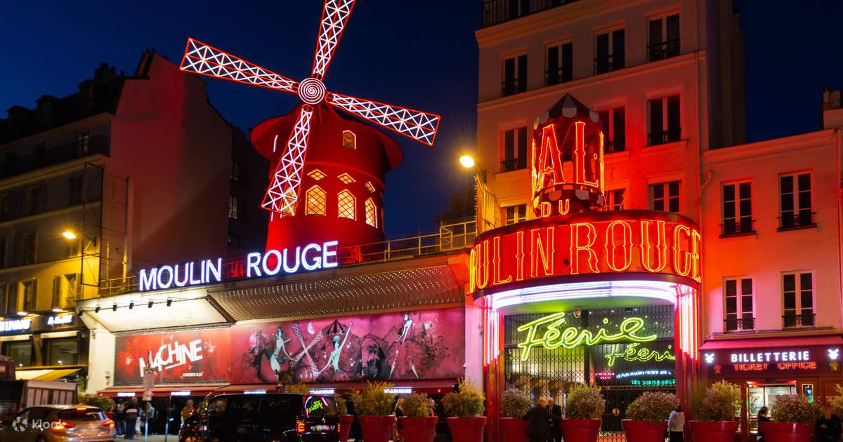 Spectacle du Moulin Rouge avec dîner ou champagne et visite de Paris en ...