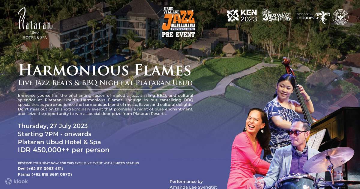 Liên hoan nhạc Jazz làng Ubud - Vé trước sự kiện ở Ubud, Gianyar, Bali ...