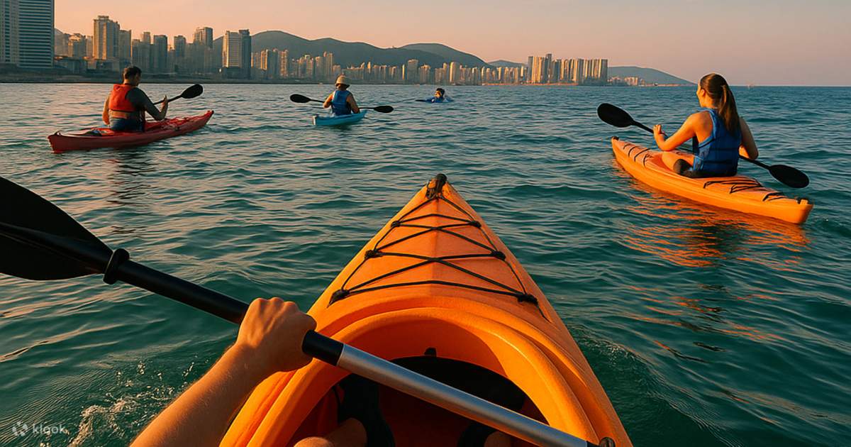 Kayaking Experience with Diamond Bridge Views in Gwangalli - Klook