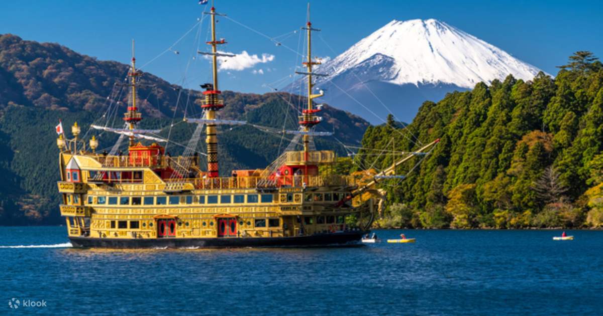 Mount Fuji 5th Station, Hakone Pirate Ship, and Hakone Owakudani ...