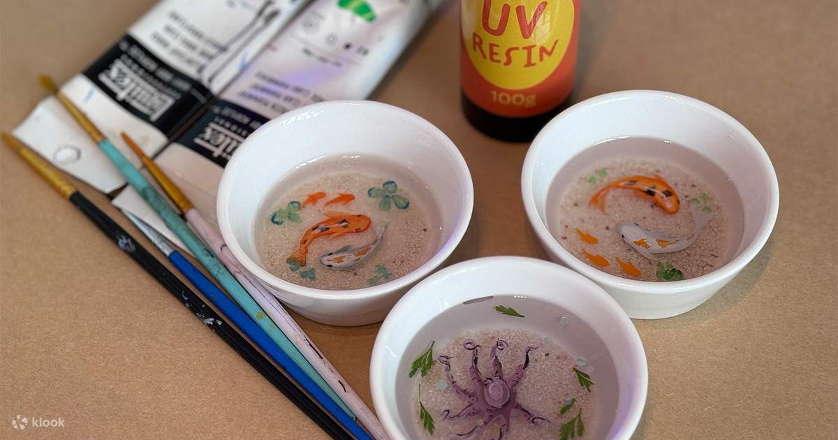 UV Resin Koi Pond Painting - Klook Singapore