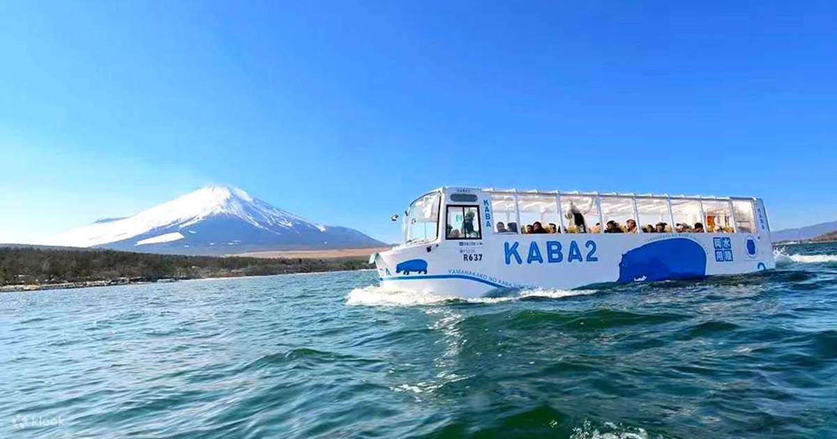 Excursión de un día al monte Fuji y crucero KABA anfibio o visita ...